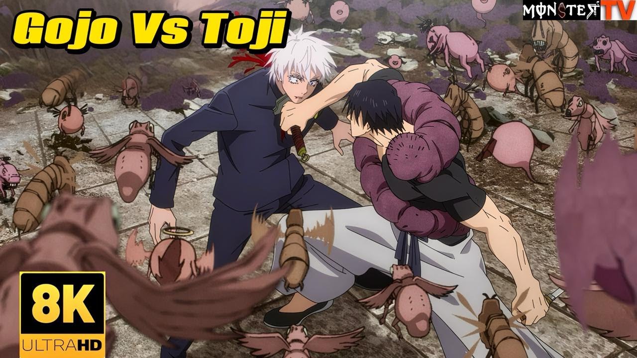 Gojo Vs Toji EPIC Battle Jujutsu Kaisen 4k - Jujutsu Kaisen Mania Hangout