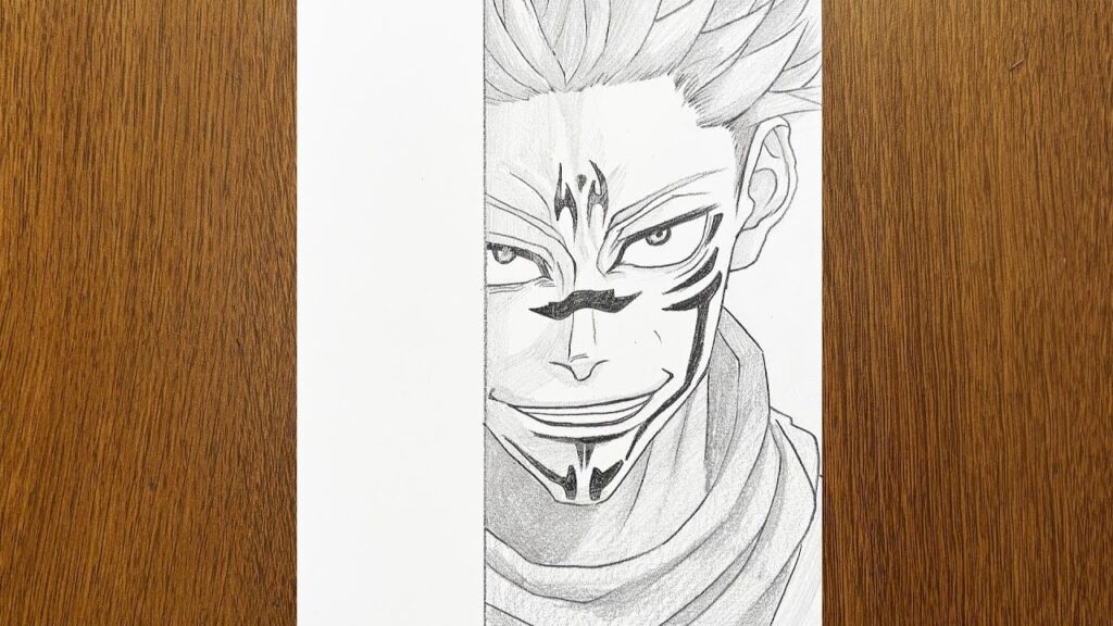 How to Draw Ryomen Sukuna Step by Step || Jujutsu Kaisen Drawing ...