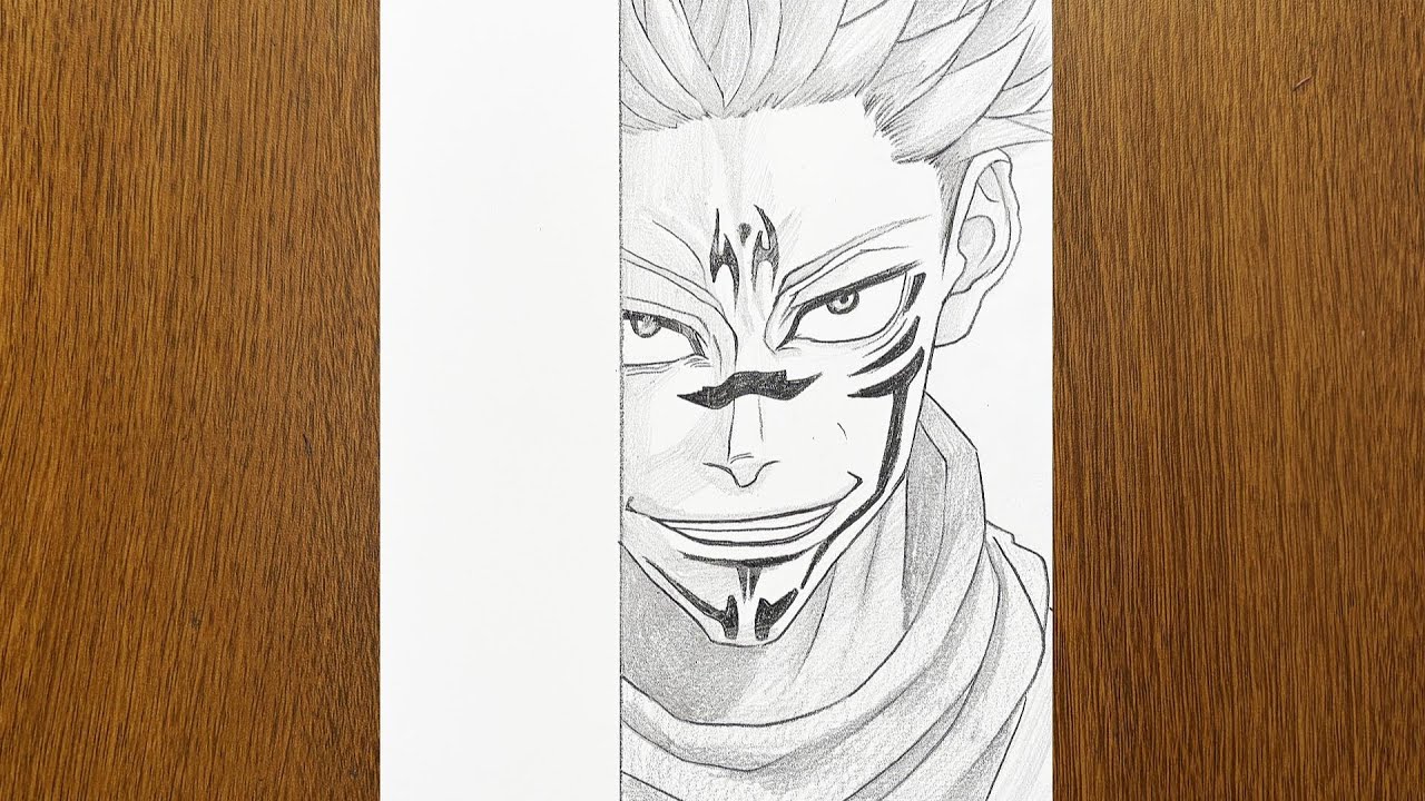 How to Draw Ryomen Sukuna Step by Step || Jujutsu Kaisen Drawing ...