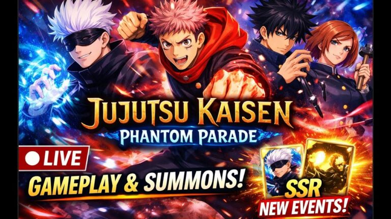 Phantom Parade LIVE 🔴 | Jujutsu Kaisen Mobile Game Full Gameplay ...