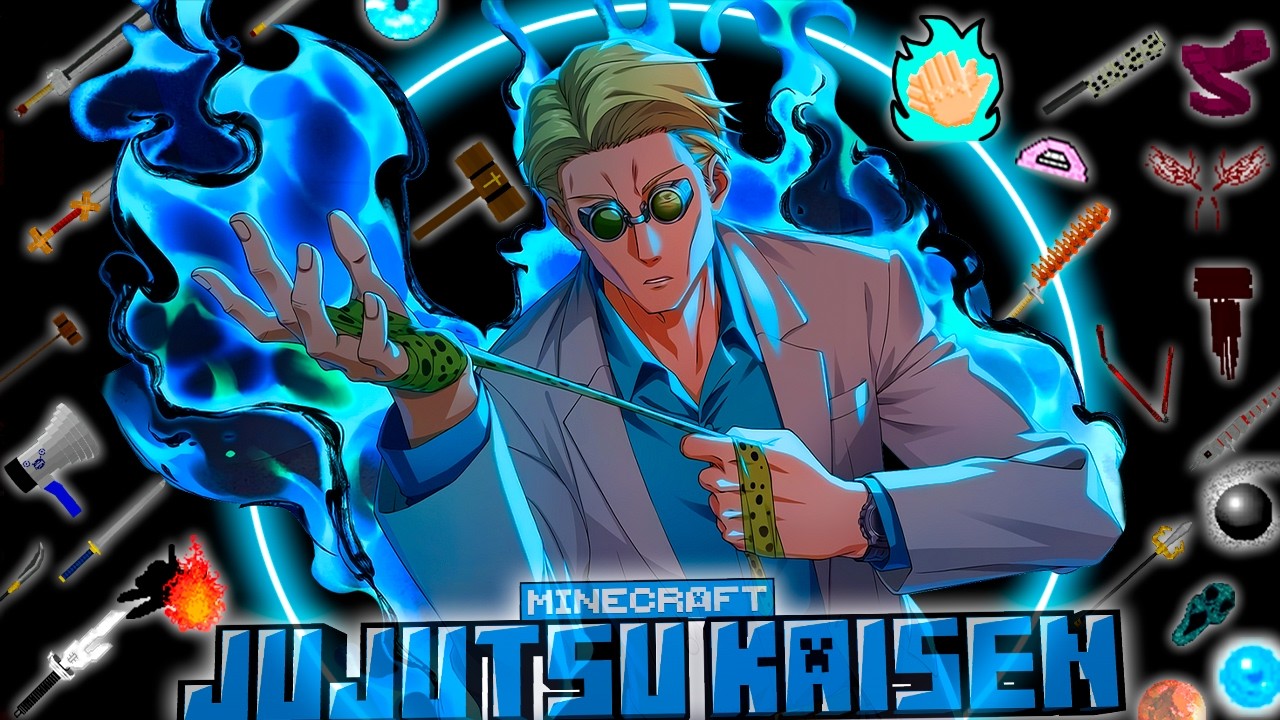 A MELHOR ADDON DE JUJUTSU KAISEN REALISTA PARA O MINECRAFT 1.21.132 ...