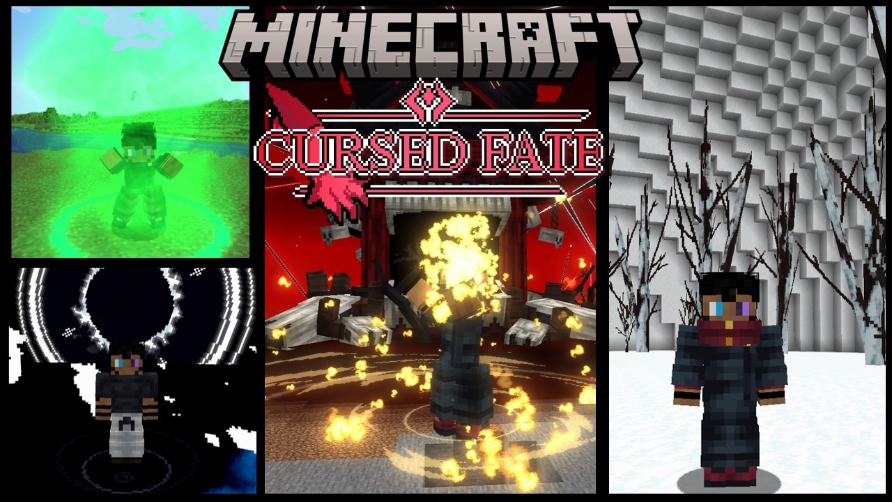 UPDATED | Cursed Fate! | DOMAIN EXPANSION REWORKS | Minecraft Jujutsu ...
